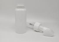 China 200ml Plastic Cosmetic Bottles Empty White Foam Soap Dispenser Container for sale