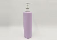 China 350ml Transparent Frosted Gray PET Plastic Bottle for Shower Gel and Conditioner for sale