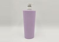 China 350ml Transparent Frosted Gray PET Plastic Bottle for Shower Gel and Conditioner for sale