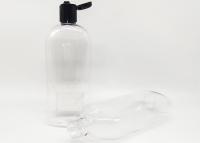 China 500ml Round Cosmetic Lotion Bottle Hand Sanitizer Packaging with Flip Top Cap for sale