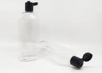 China 500ml Round Cosmetic Lotion Bottle Hand Sanitizer Packaging with Flip Top Cap for sale