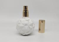 China 50ml Empty Custom Cosmetic Bottles White Color Round Shape Plastic PET for sale