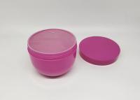 China 200ml PP Body Scrub Empty Cosmetic Container Face Cream Plastic Jar Bowl Shape for sale