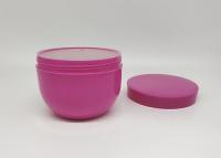 China 200ml PP Body Scrub Empty Cosmetic Container Face Cream Plastic Jar Bowl Shape for sale