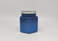 China Custom Aluminum Cap Plastic Cosmetic Bottles 300ml PET Perfume Jars Transparent for sale