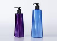 China 300ml Amber Plastic Cosmetic Bottle Empty PET Shampoo Packaging with Lotion Pump for sale