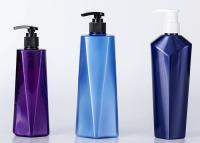 China 300ml Amber Plastic Cosmetic Bottle Empty PET Shampoo Packaging with Lotion Pump for sale