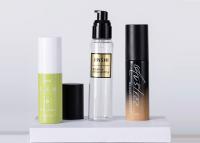 China 70ml Custom Cosmetic Bottles With White Push Spray Perfume Spray Bottle for sale
