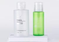 China Silk Screen Printing Custom Cosmetic Bottles 200ml With Flip Top Cap for sale