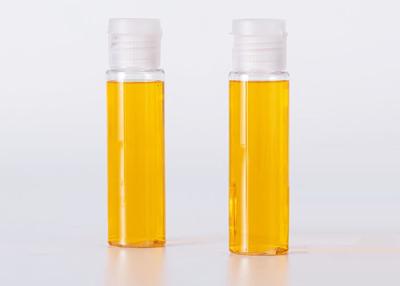 China 60ml PET Plastic Cosmetic Bottle for Hand Sanitizer with Flip Top Cap for sale