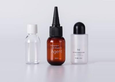 China 30ml Transparent PET Plastic Bottle for Cosmetic Hand Sanitizer 10000pcs MOQ for sale