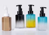 China 10.14oz Flat Shape PET Foaming Bottle For Shampoo And Hand Sanitiser for sale