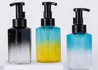 China 10.14oz Flat Shape PET Foaming Bottle For Shampoo And Hand Sanitiser for sale