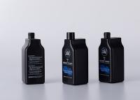 China Black 500ml Frosted Plastic Bottle For Cosmetic Packaging for sale