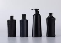 China Black 500ml Frosted Plastic Bottle For Cosmetic Packaging for sale