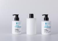 China White Round 500ml Plastic Cosmetic Bottle with Lotion Pump for Shampoo Body Lotion for sale