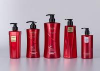 China White Round 500ml Plastic Cosmetic Bottle with Lotion Pump for Shampoo Body Lotion for sale