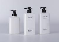 China 500ml HDPE Shampoo Bottle with Lotion Pump for Cosmetic Packaging for sale