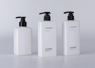 China 500ml HDPE Shampoo Bottle with Lotion Pump for Cosmetic Packaging for sale