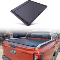 China Retractable Roll Up Tonneau Cover for Ford Ranger T7 Aluminum Alloy 63kg for sale