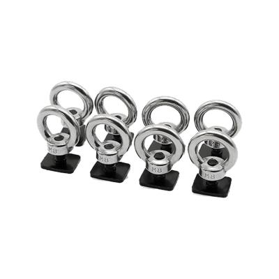 China Stainless Steel Roof Rack Corner Bracket Kit for Securing Toolboxes and Cargo 4x4 Accessories for sale