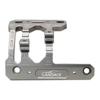China Tank 300 A Pillar Light Mounting Brackets Aluminum Alloy 300x250x340mm Black Powder Coated for sale