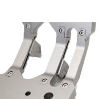 China Tank 300 A Pillar Light Mounting Brackets Aluminum Alloy 300x250x340mm Black Powder Coated for sale