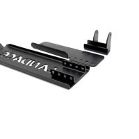 China Stainless Steel Left Side Foot Rest Kick Pedal for 2018 Jeep Wrangler 346x83x211mm Black Powder Coating for sale