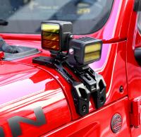 China Powder Coating Aluminum Alloy Light Mounting Brackets for 4x4 Pillar Light Structure for sale