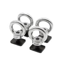China Stainless Steel M8 Flat Head Eye Bolts 4x4 for Roof Racks Mounting Hardware for sale