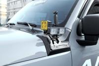 China Aluminum Alloy A Pillar Light Bracket for Tank 300 Off Road 3.5kg CNC Machined for sale