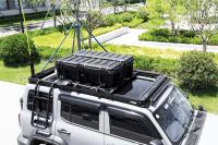 China Heavy Duty Roto Molded Roof Rack Tool Box 110L LLDPE Waterproof Truck Storage for sale