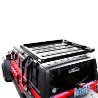 China Aluminum Alloy Roof Basket 1500x1200mm for Toyota LC200 with Crossbars for sale