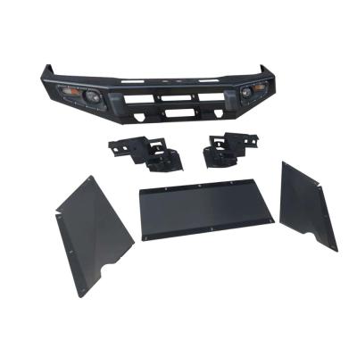 China Land Cruiser LC100 Black Steel Front Bumper 3-5mm Thick for Pickup Truck for sale