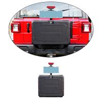 China Aluminum Tail Gate Storage Box 700x450x317mm for Jeep Wrangler JL JK OEM ODM for sale