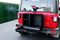 China Aluminum Tail Gate Storage Box 700x450x317mm for Jeep Wrangler JL JK OEM ODM for sale