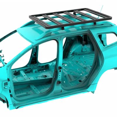 China Aluminum Alloy Roof Rack Bracket Mounting for Toyota Fortuner Ford Everest 1400x1300mm for sale