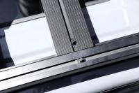 China Universal Pickup Truck Bed Rack Carbon Steel 1336-1390mm Adjustable Height Width Black Powder Coated for sale