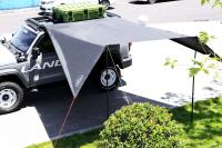 China Universal Car Side Awning 420D Oxford Fabric 5m x 3m SPF 50+ Waterproof Sun Shade for sale
