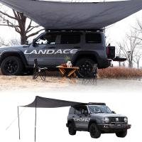 China Oxford Fabric Car Side Awning 4x4 Rooftop Tent Awning Waterproof 5m x 3m for sale