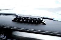 China Wireless 6 Gang Car Switch Panel 210x65x35mm Aluminum Alloy for Offroad Accessories for sale