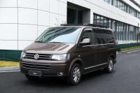 China Aluminum Alloy Roof Rack 2050x1331mm 200kg Capacity Black Crossbar Basket for VW Multivan for sale
