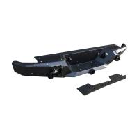 China Black Steel Front Bumper for Volkswagen Amarok 210x66x75cm Powder Coated for sale