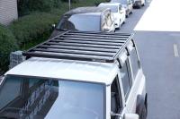China Nissan Patrol Y60 Aluminum Roof Rack 23.5kg 200kg Capacity Off Road Carrier for sale