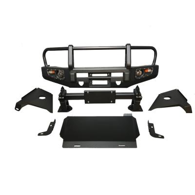 China Stainless Steel Front Bumper for Toyota 4Runner 175x40x50mm Black Protection for sale