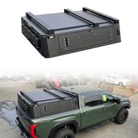 China Aluminum Alloy Hard Tonneau Cover for Toyota Tundra 2023 1800x1800x700mm 85kg for sale