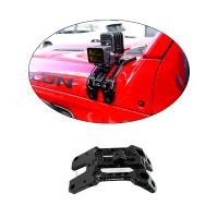 China CNC Machined Aluminum A Pillar Light Hood Mount Bracket for Jeep Wrangler JL 235x130x100mm for sale