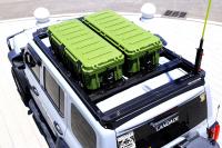 China Universal Car Roof Rack Top Cargo Luggage Storage Tool Box 110L 16.5kg for sale