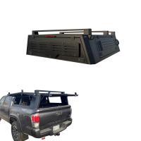 China Tacoma Truck Bed Cover 4x4 Semi High Pickup Canopy 1750x1250x300mm Steel Black for sale