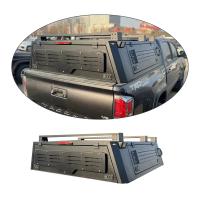 China Tacoma Truck Bed Cover 4x4 Semi High Pickup Canopy 1750x1250x300mm Steel Black for sale